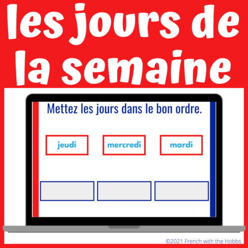 French Days of the Week Boom™ Digital Task Cards | Made By Teachers