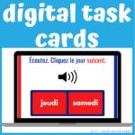 French Days of the Week Boom™ Digital Task Cards | Made By Teachers