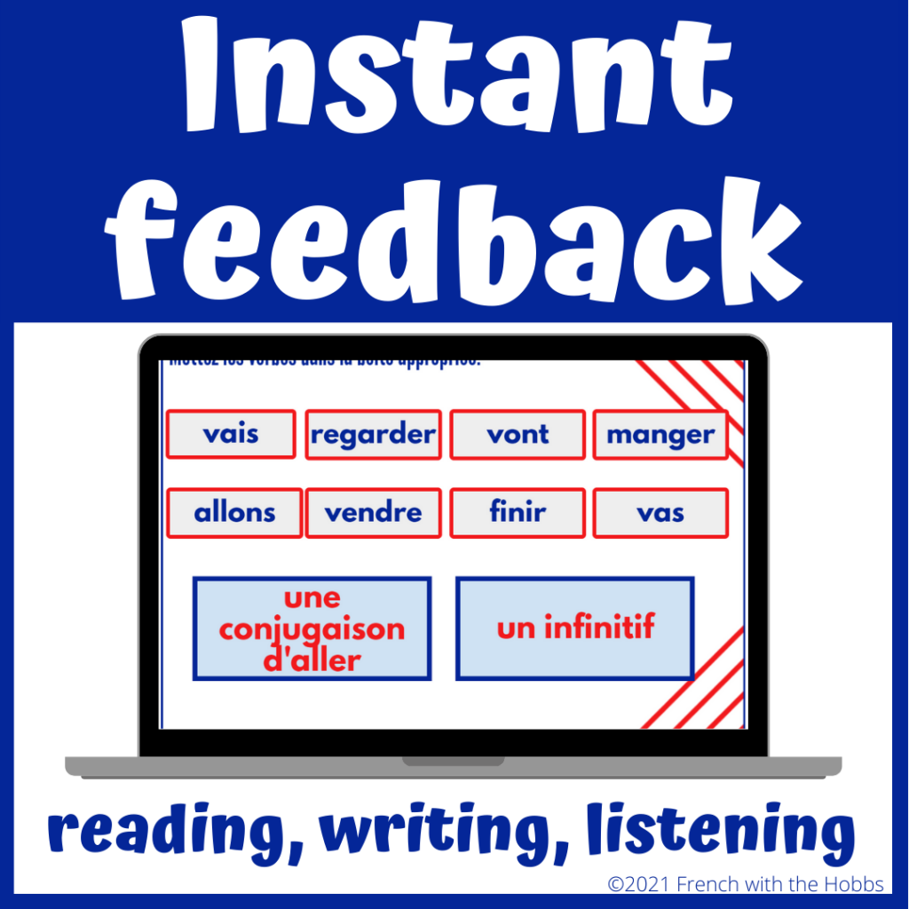 French Near Future Digital Boom Cards futur proche | Made By Teachers