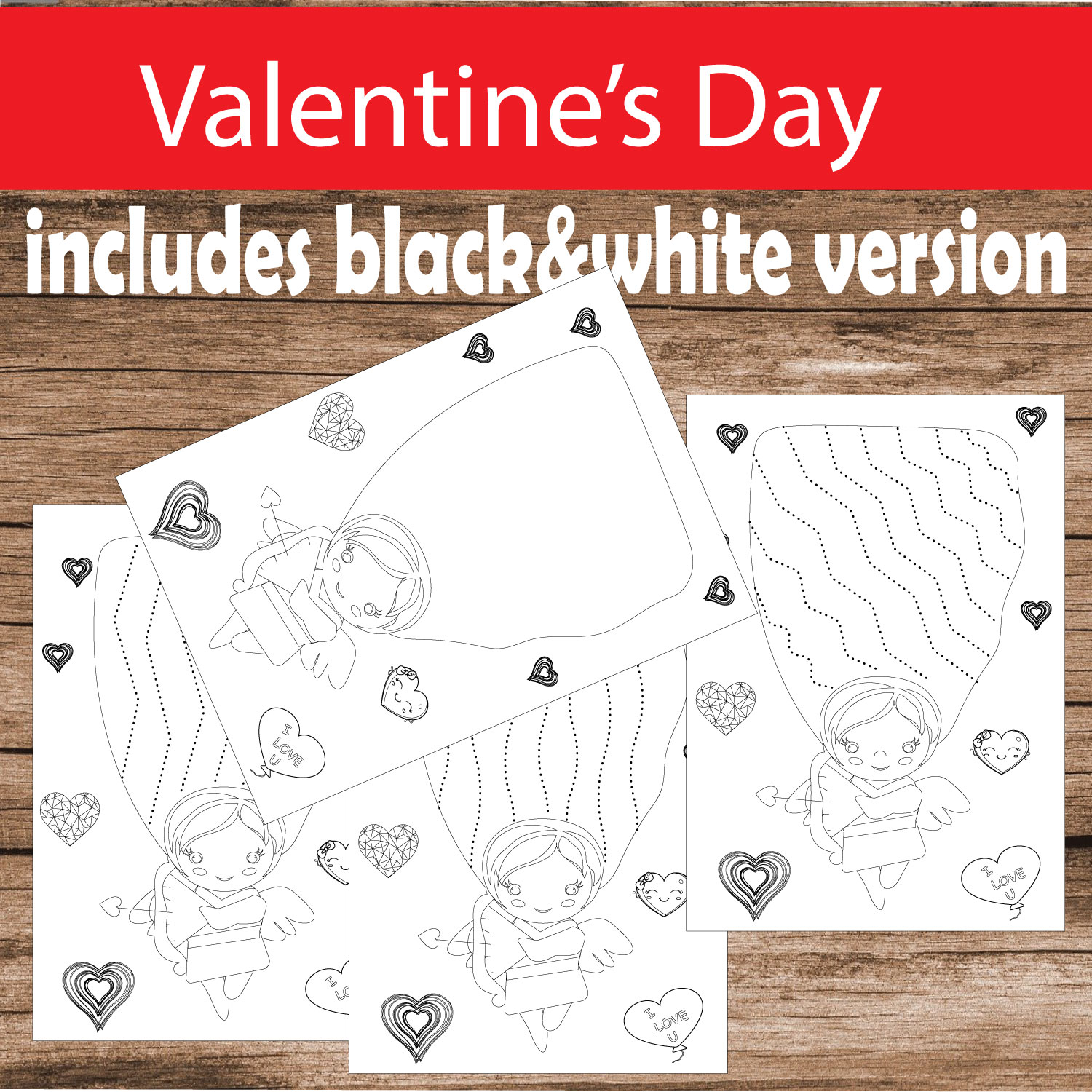 Scissors Skills - Valentine Day Scissors Practice - Cupid's New Hair ...