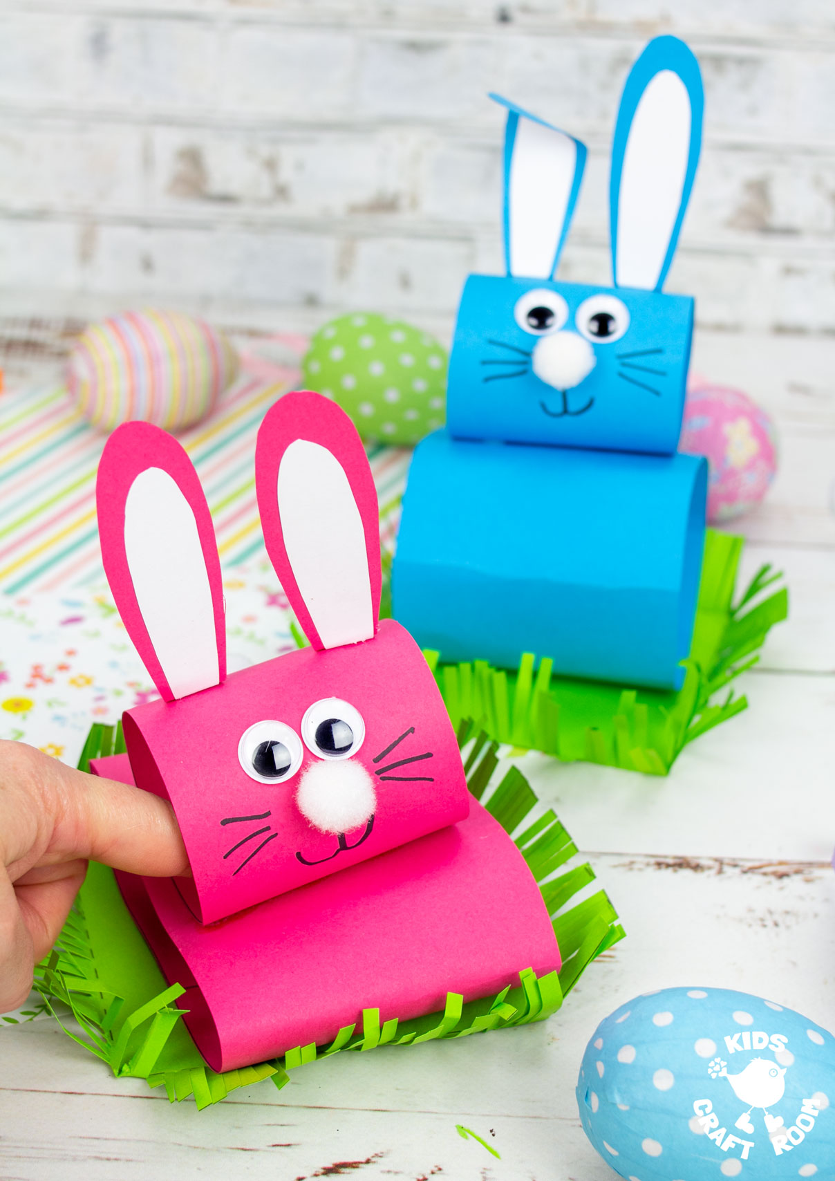 3D Bunny Pop Up Craft | Made By Teachers