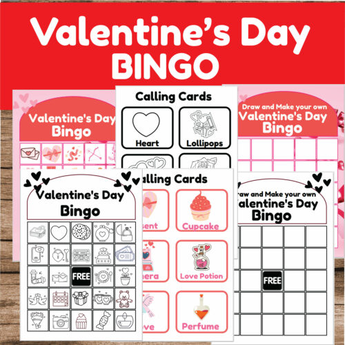 Valentine's Day Activities for Kids: Bingo & Memory Game | Made By Teachers