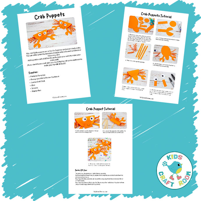 Crab Puppets | Made By Teachers