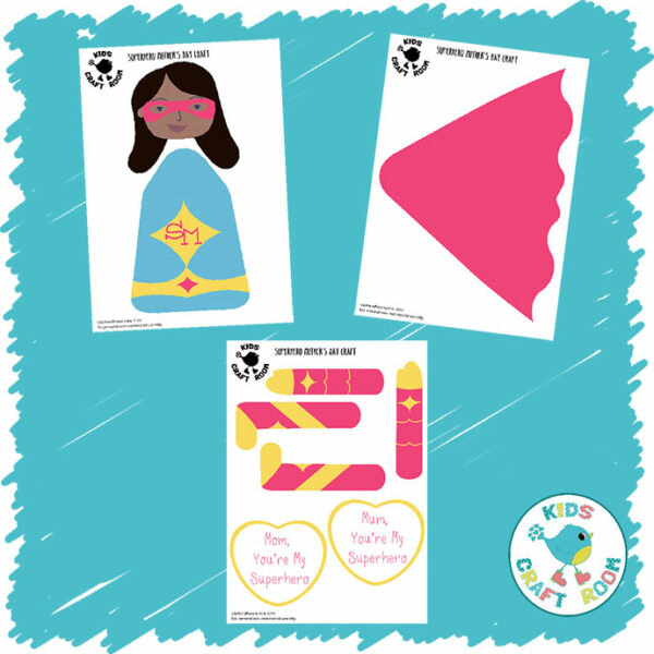 Superhero Mother's Day Puppet | Made By Teachers