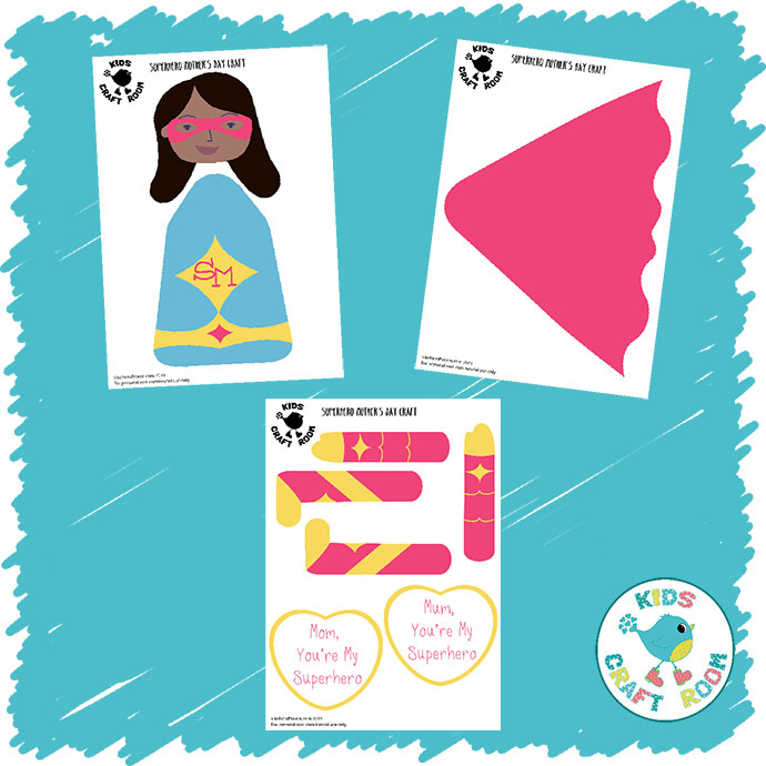 Superhero Mother's Day Puppet | Made By Teachers