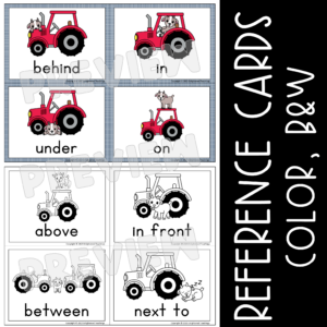 Farm Prepositions Adapted Book Interactive Booklet Flash Cards Goat and ...