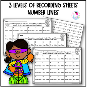 Balancing Equations - Equal Sign - 1st Grade Math - Write the Room ...