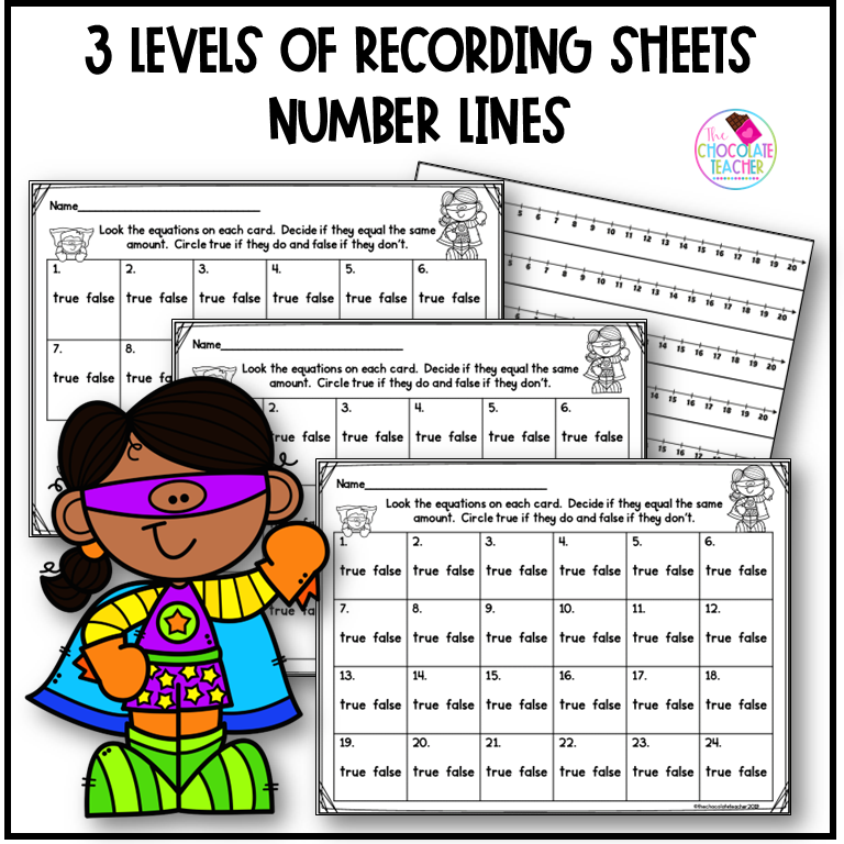 Balancing Equations - Equal Sign - 1st Grade Math - Write the Room ...