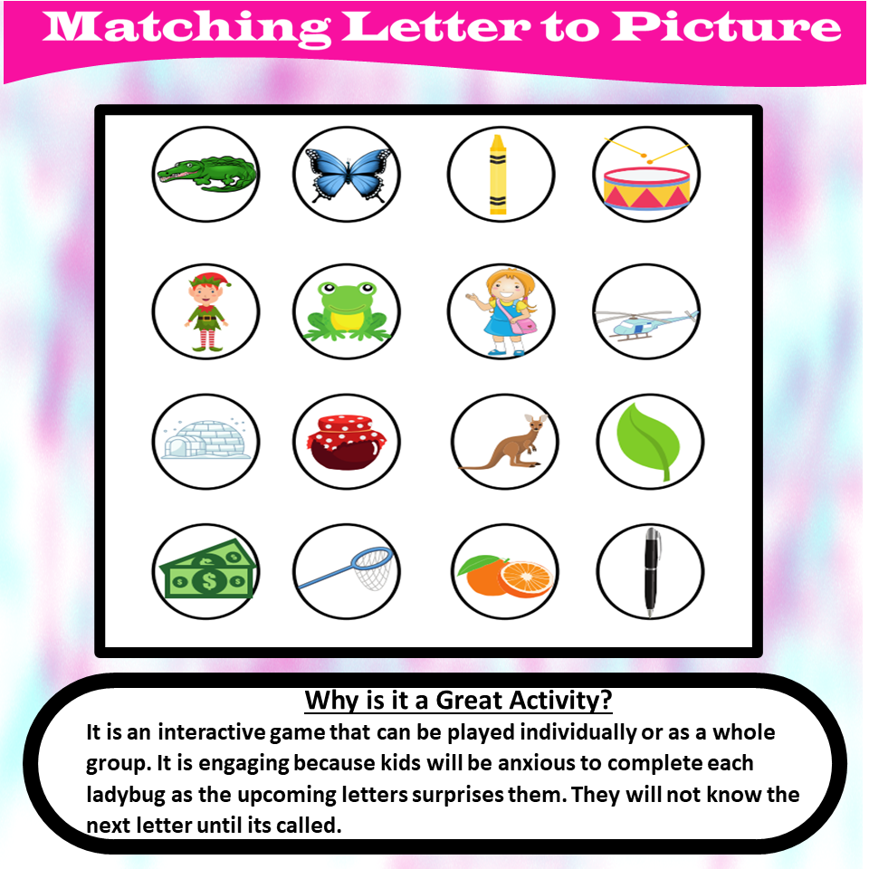 Ladybug Alphabet Bingo Game | Made By Teachers