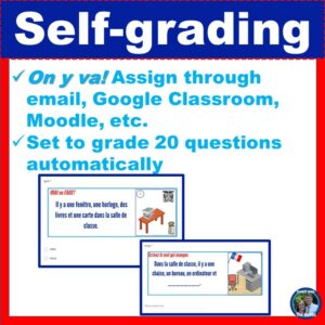 French Classroom Objects Digital Google Forms | Made By Teachers