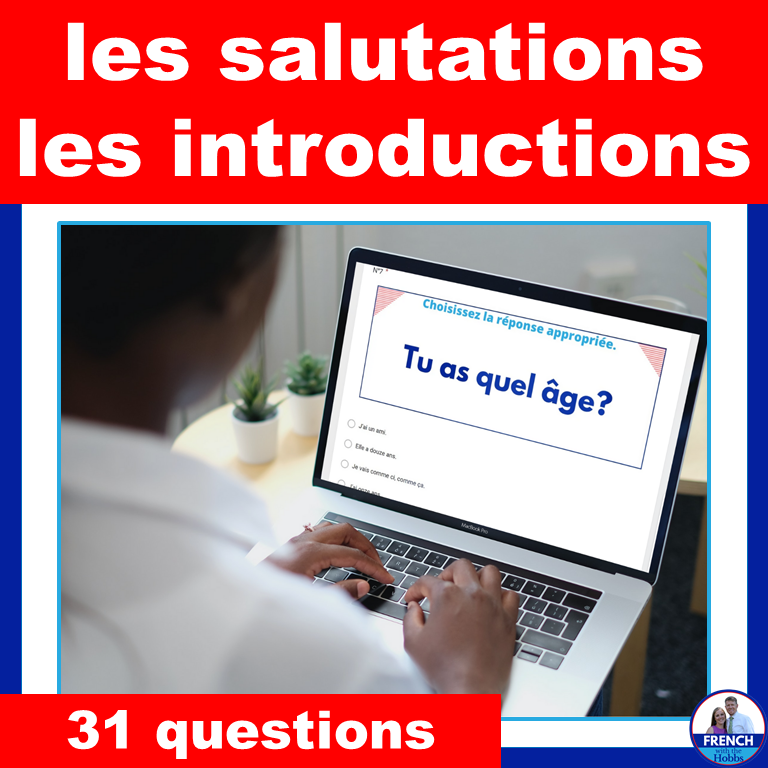 French Greetings & Introductions Google Form | Made By Teachers