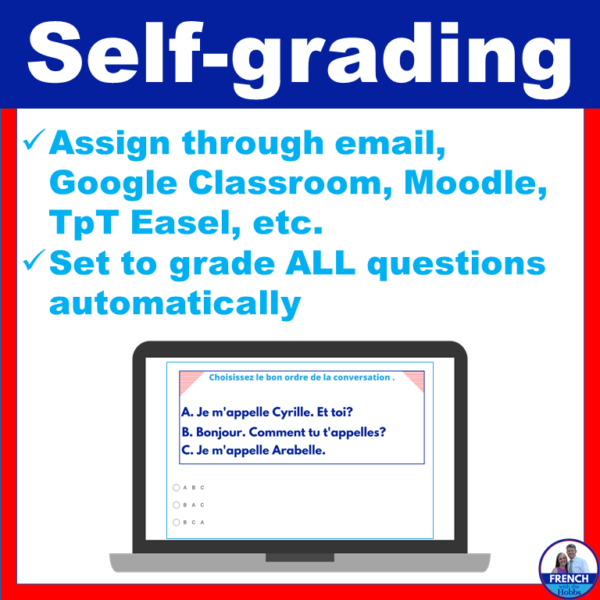 French Greetings & Introductions Google Form | Made By Teachers