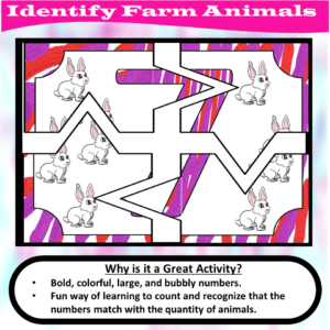 Farm Animals Jigsaw Puzzles Counting 1-10 | Made By Teachers