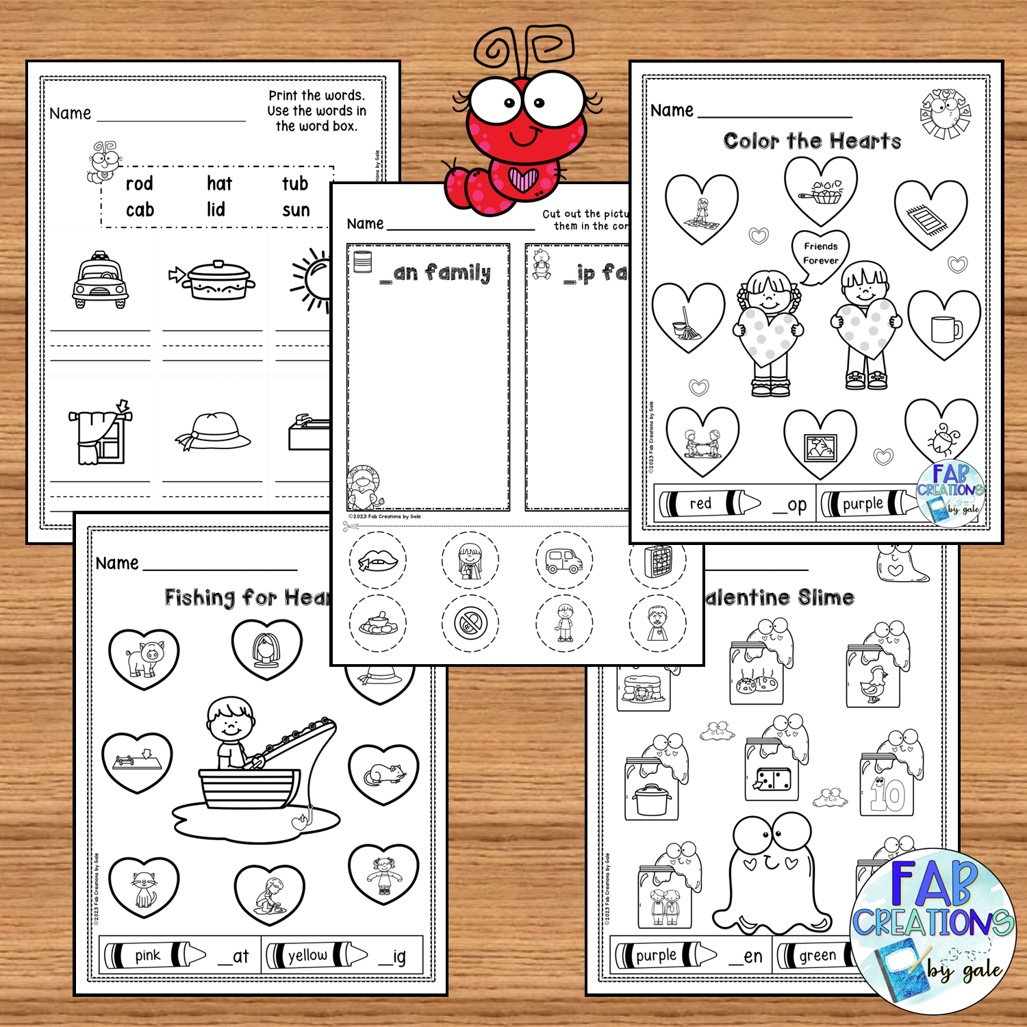 Valentine Short Vowel Dollar Deal | Made By Teachers
