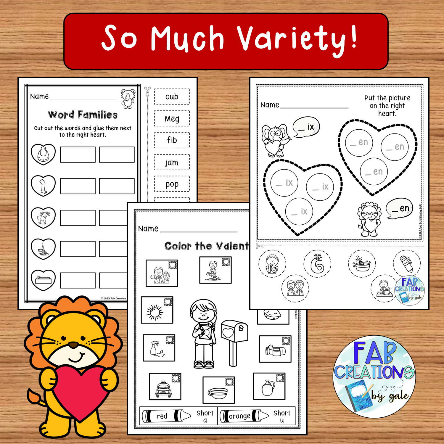 Valentine Short Vowel Dollar Deal | Made By Teachers
