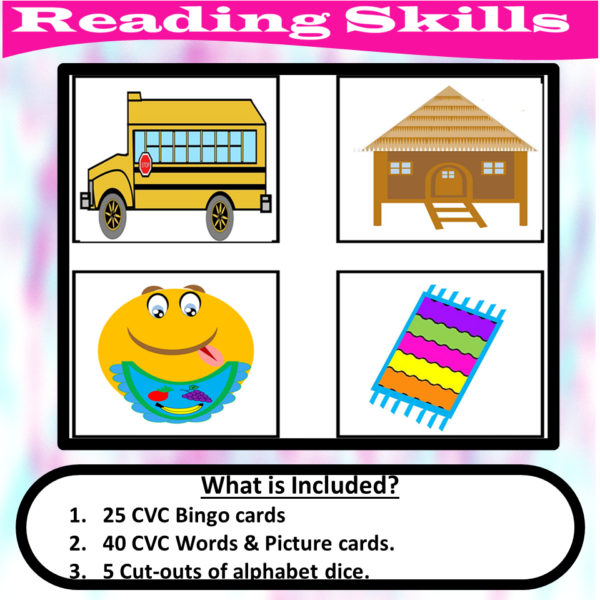 CVC Bingo Game | Made By Teachers