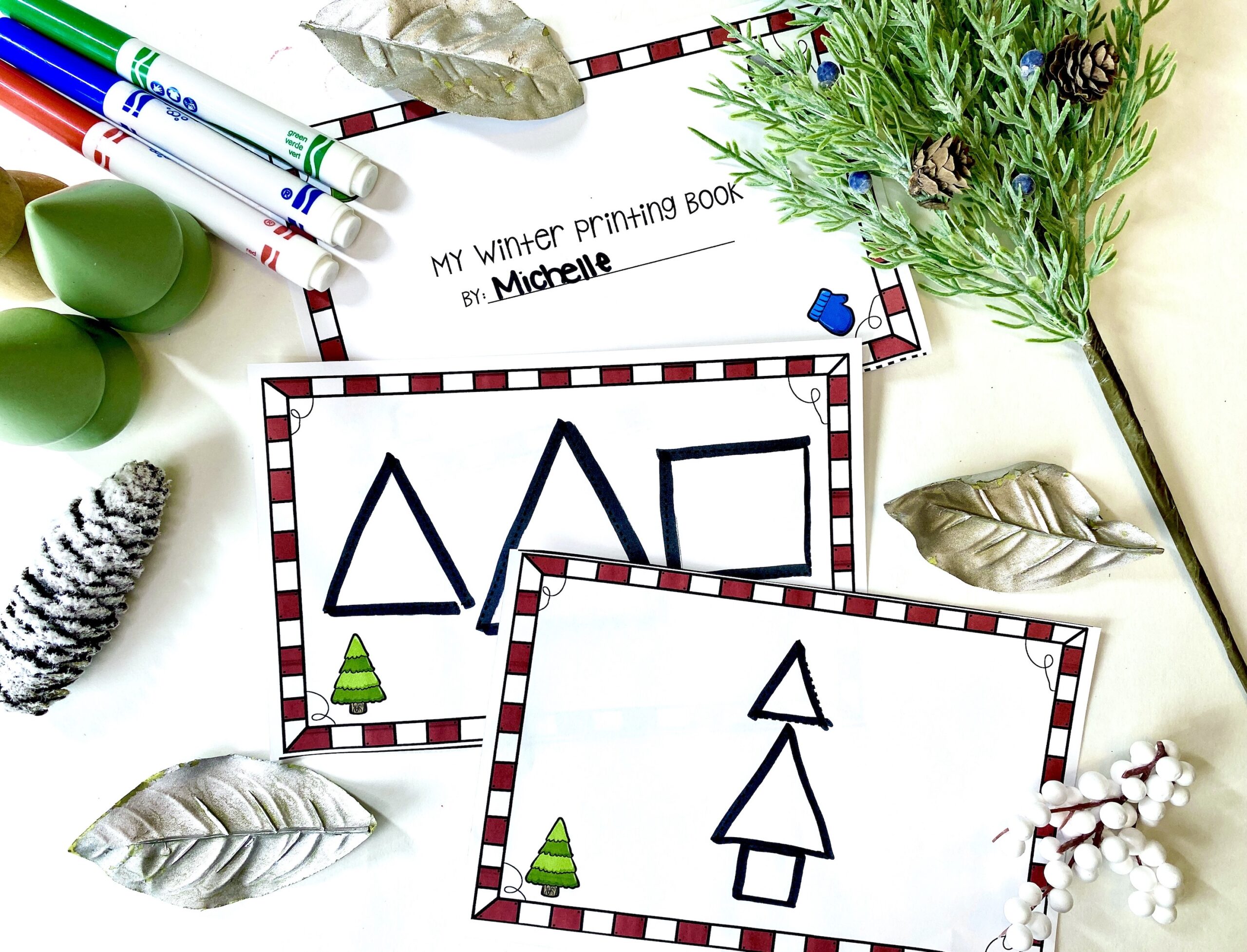 Winter Fine Motor and Handwriting Activity Book | Made By Teachers