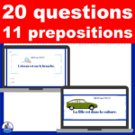 French Prepositions Google Form | Made By Teachers