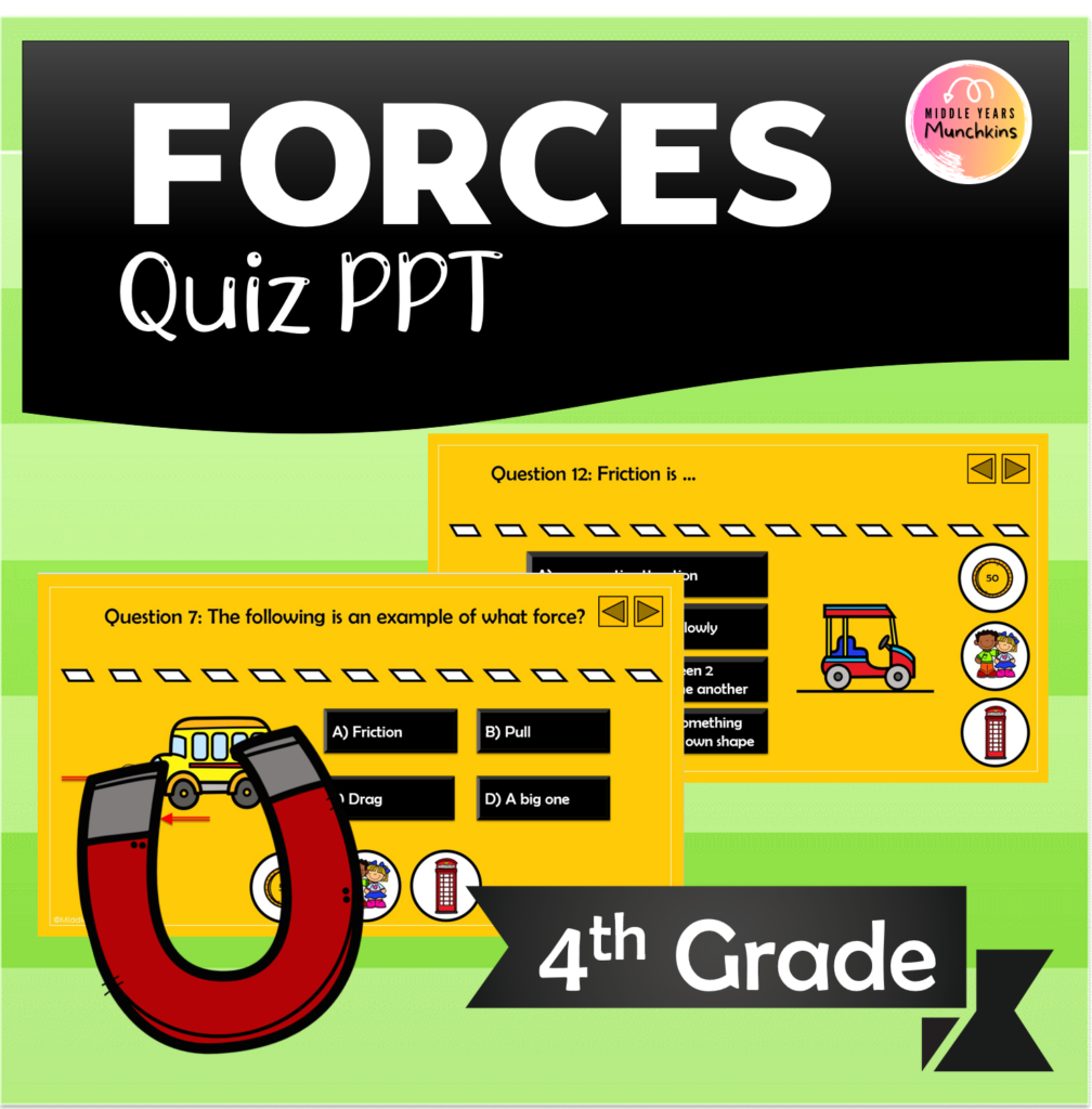Forces Vocabulary Word Wall | Made By Teachers