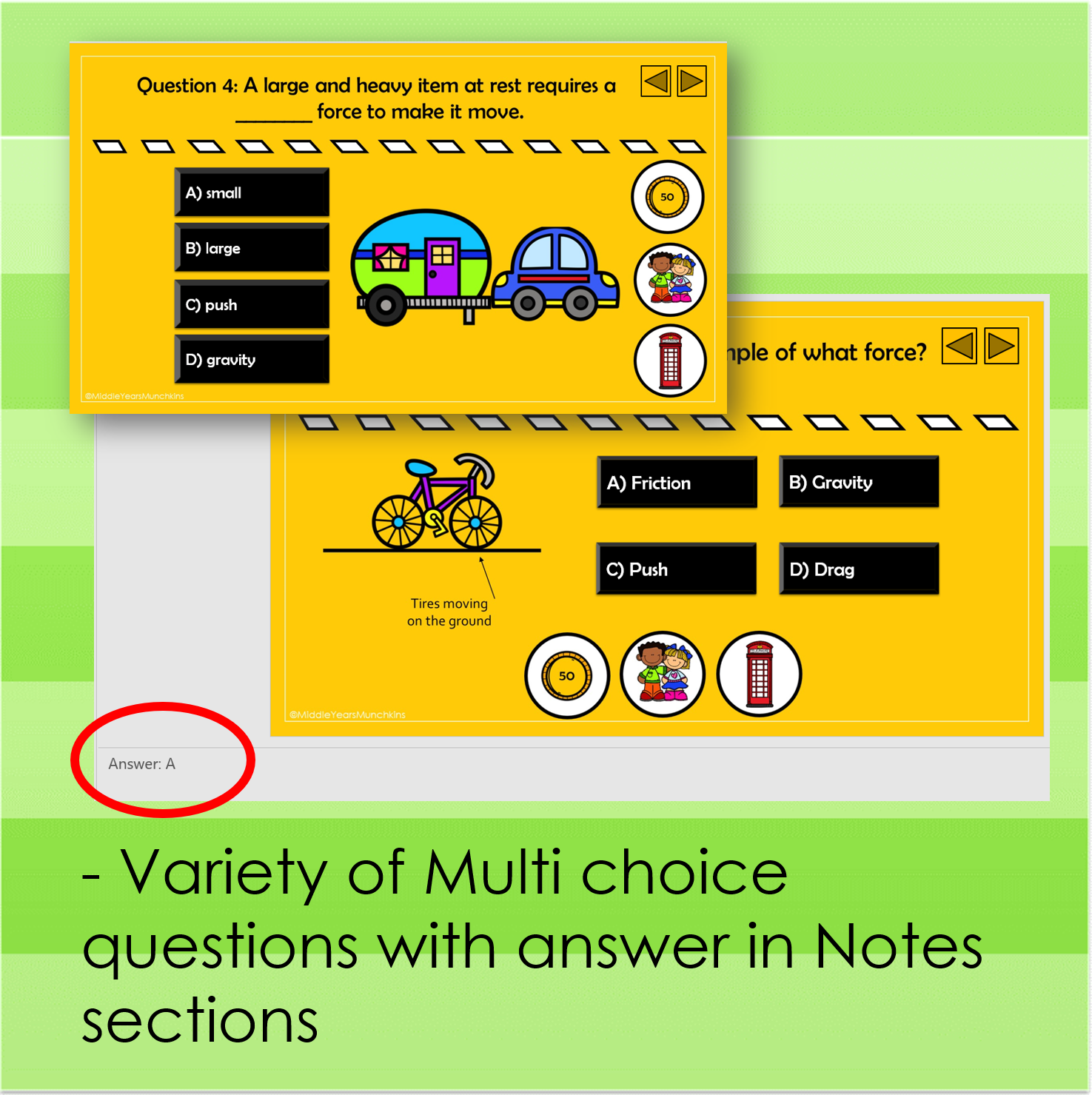 Forces: Gravity, Resistive & Magnetism Quiz PowerPoint | Made By Teachers