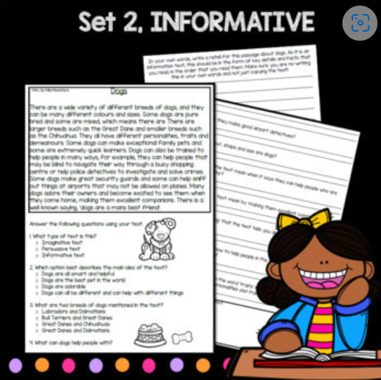 2nd Grade Reading Comprehension Passages and Questions, Set 1 | Made By ...