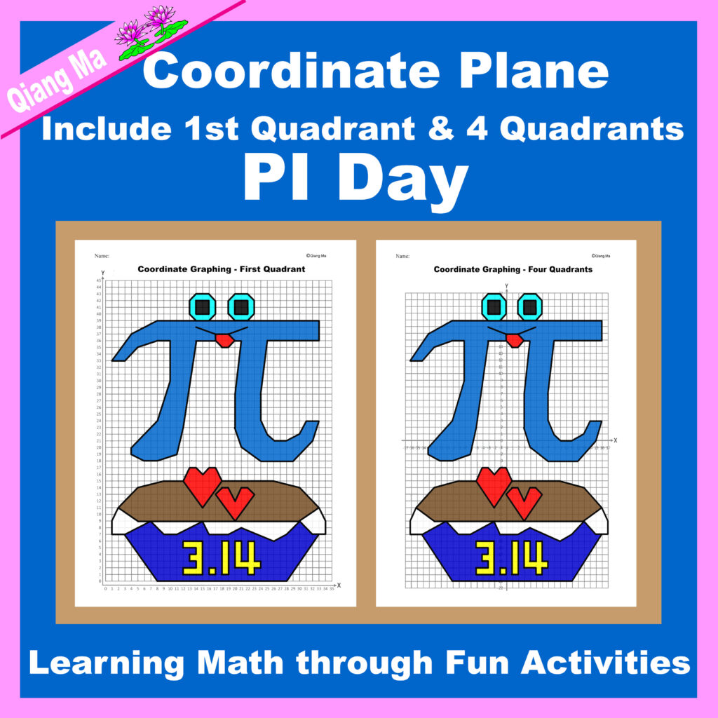 PI Day Coordinate Plane Graphing Picture: PI Day | Made By Teachers