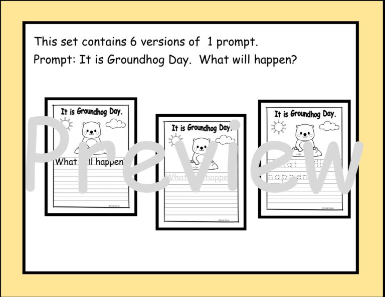 Groundhog Day Writing Prompt 1 | Made By Teachers