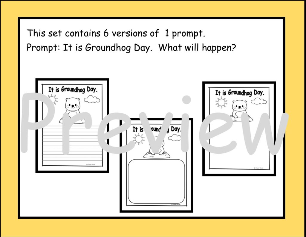 Groundhog Day Writing Prompt 1 | Made By Teachers