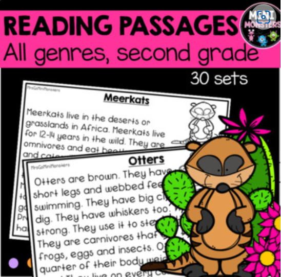 Second Grade Reading Fluency Passages | Made By Teachers