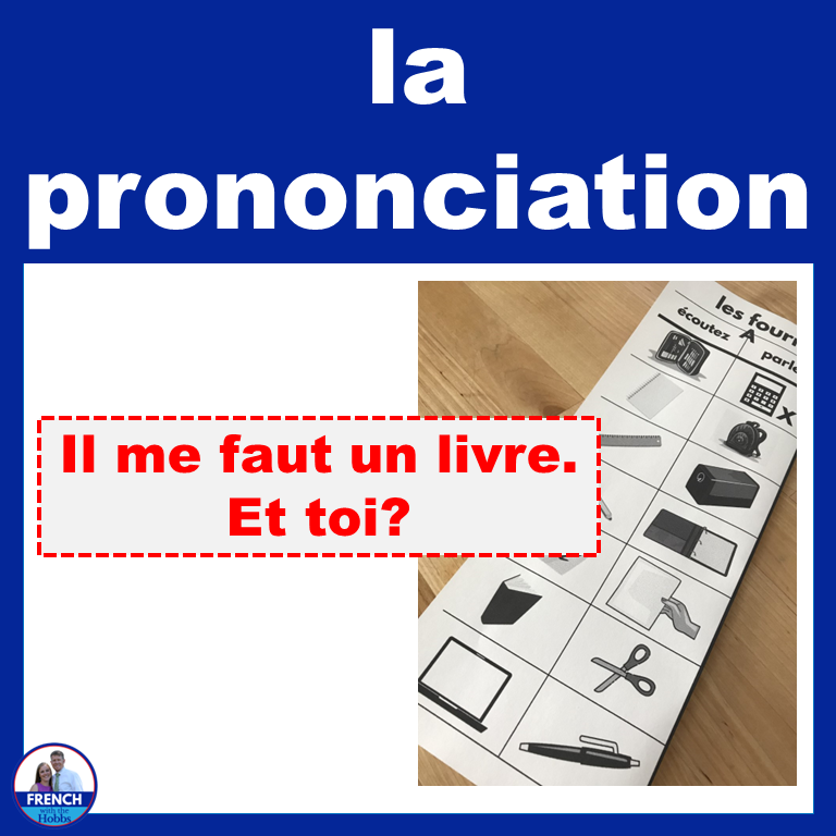 French School Supplies Listening & Speaking Game | Made By Teachers