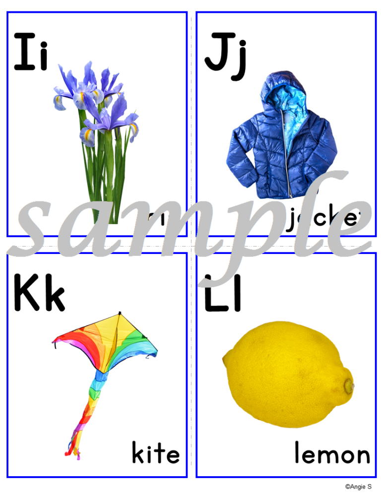 Alphabet Bingo Game | Beginning Sounds Pictures and Letters | ABC Bingo ...