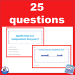 French Days of the Week Digital Google Form | Made By Teachers