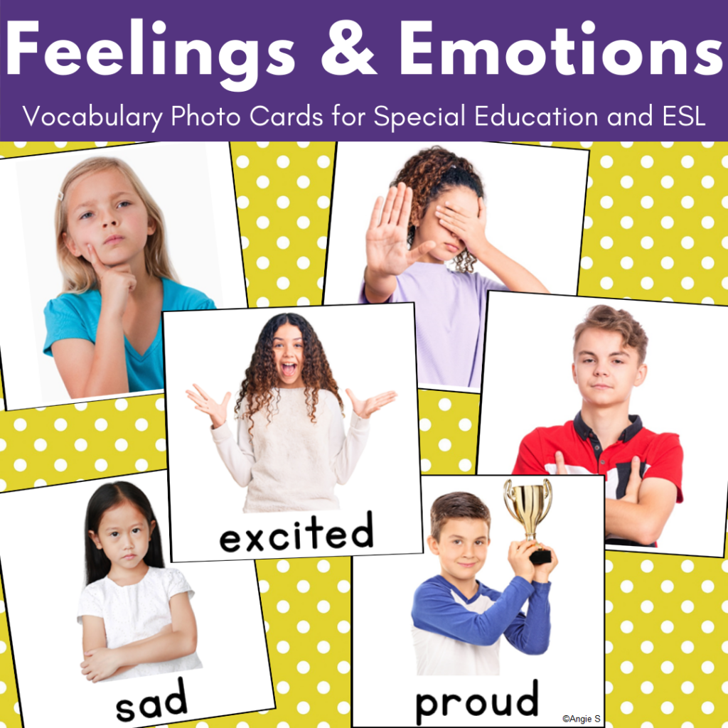 Feelings and Emotions Cards with Real Pictures | Social Skills | Made ...