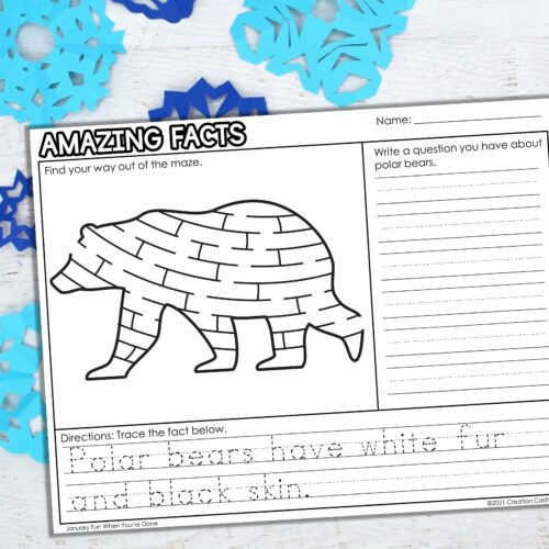 January Early Finishers Activities | Made By Teachers