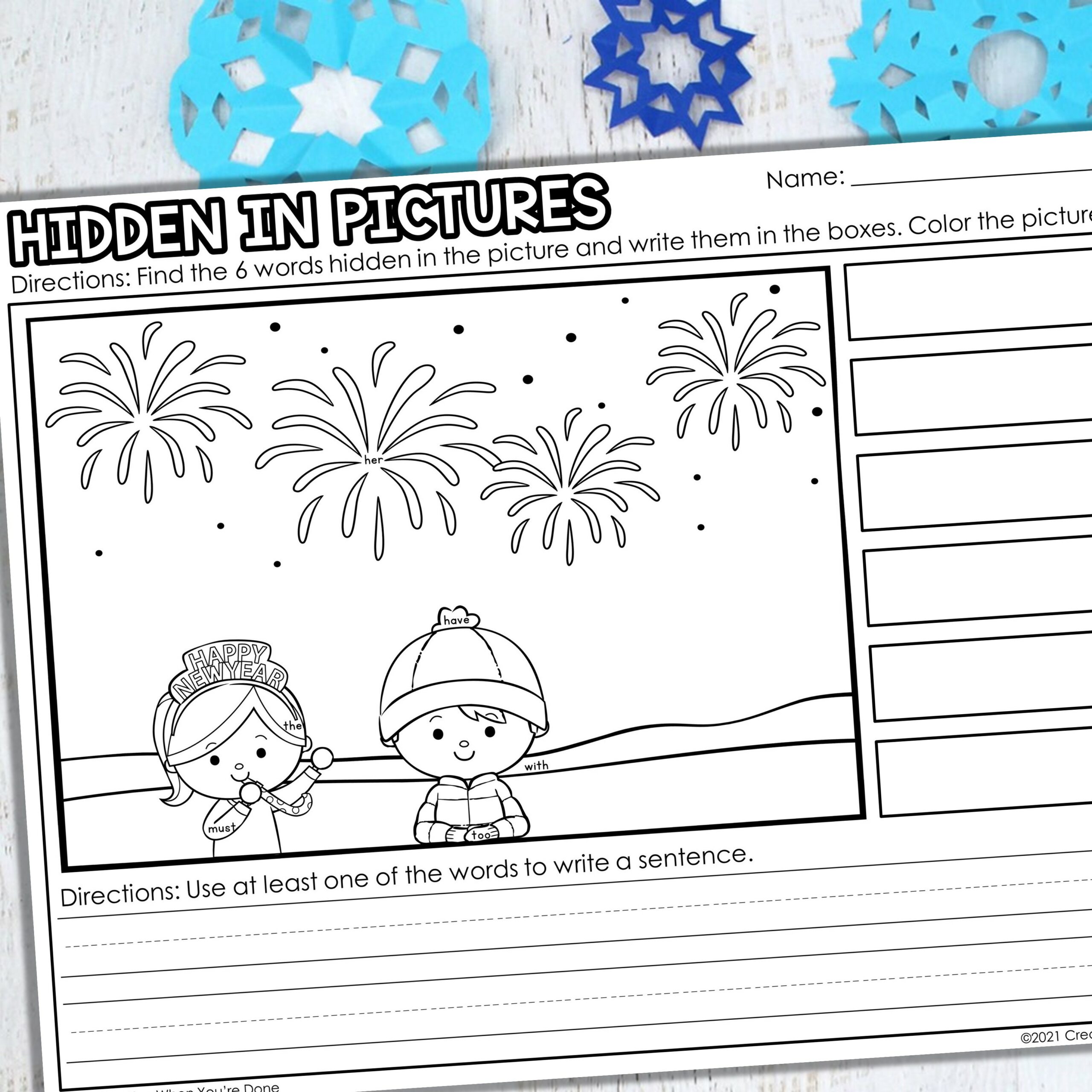 January Early Finishers Activities | Made By Teachers