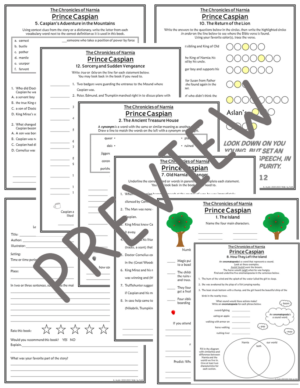 The Chronicles of Narnia Novel Studies Bundle - Made By Teachers