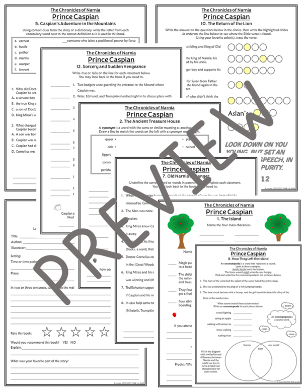 The Chronicles of Narnia Novel Studies Bundle | Made By Teachers