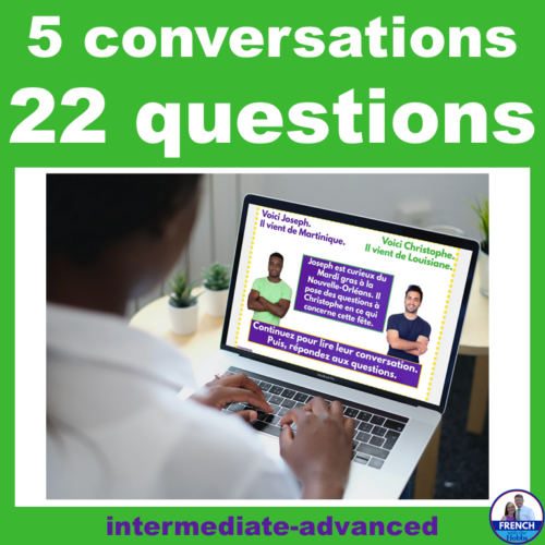 Mardi gras in French Cultural Reading Comprehension Printable & Google ...