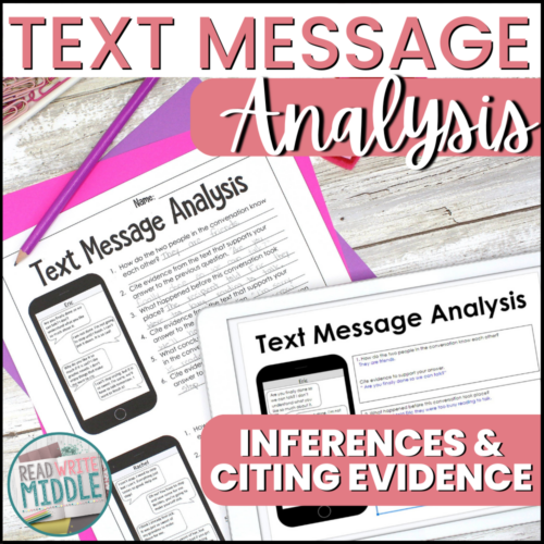 Valentine's Day Text Message Analysis Making Inferences & Citing ...