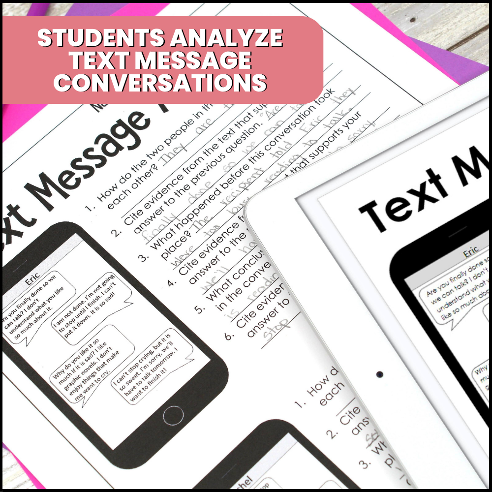 Valentine's Day Text Message Analysis Making Inferences & Citing ...