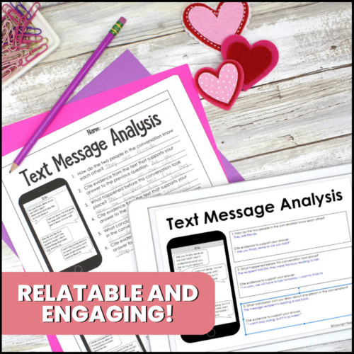 Valentine's Day Text Message Analysis Making Inferences & Citing ...