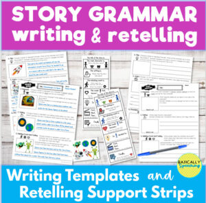 Story Retelling and Narrative Writing Activity with Story Grammar ...