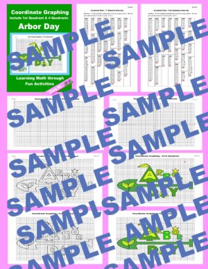 Arbor Day Coordinate Plane Graphing Picture: Arbor Day | Made By Teachers