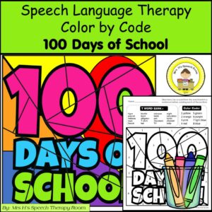 100th Day of School Speech Therapy Bundle | Made By Teachers