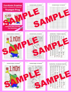 Mother's Day Coordinate Graphing Picture: Mother's Day Bundle 4 in 1 ...
