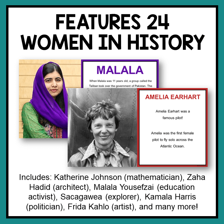 Women's History Month - Elementary Library Lesson - International Women ...