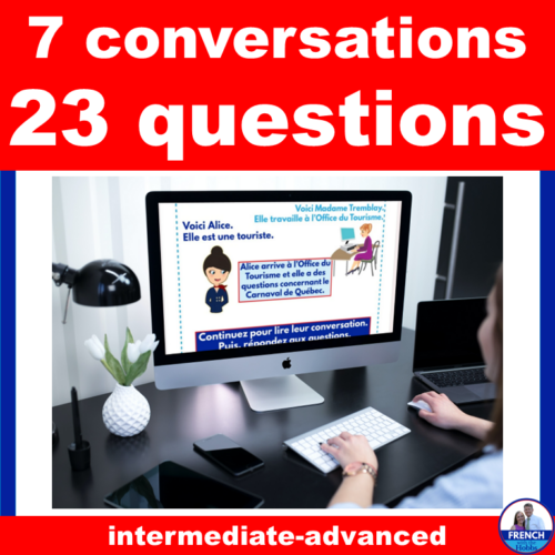 Carnaval de Québec French Reading Comprehension Printable & Google ...