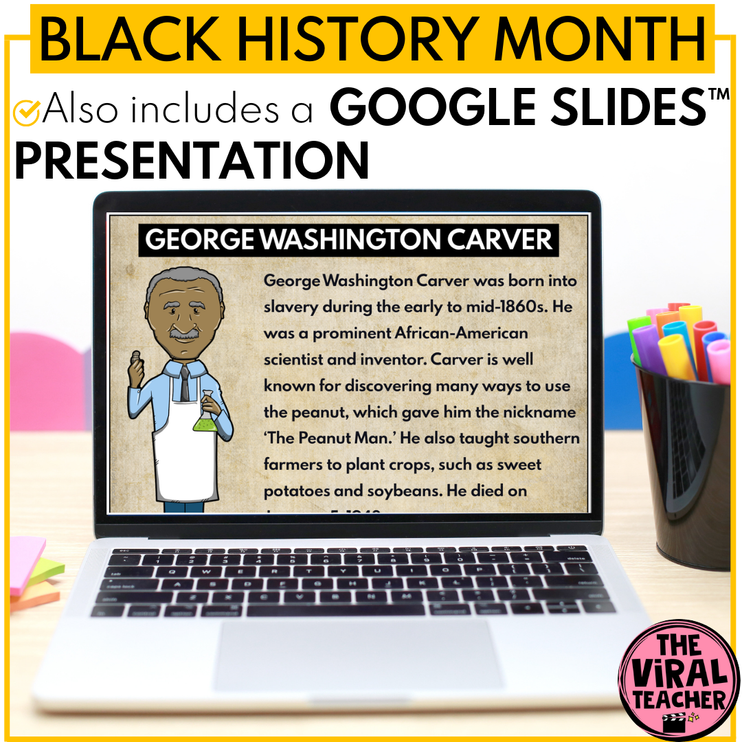 Black History Month Reading Comprehension Passages and Literacy ...