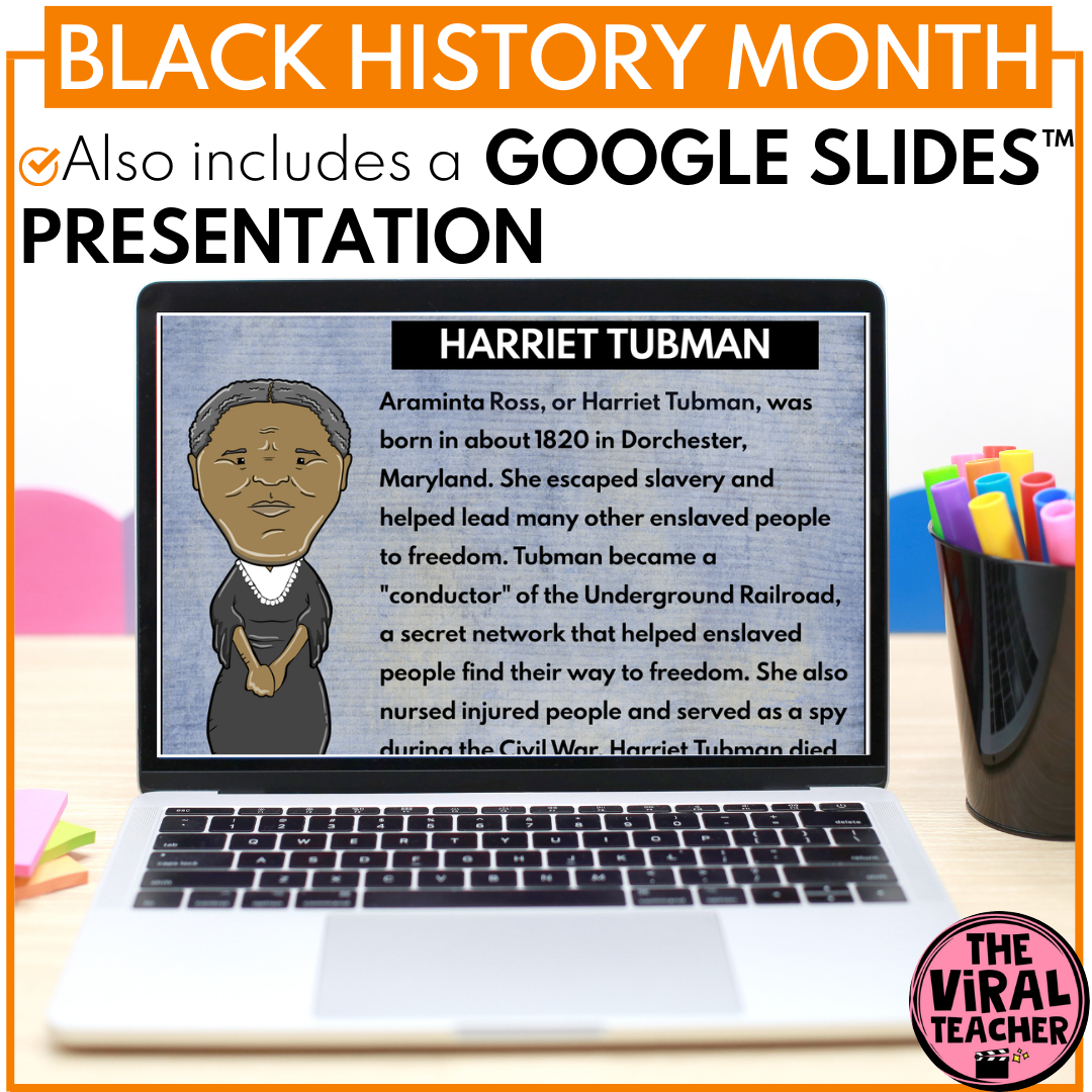 Black History Month Reading Comprehension Passages and Literacy ...