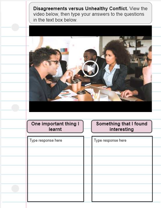 Conflict Resolution Interactive Digital Notebook - Google Slides | Made ...